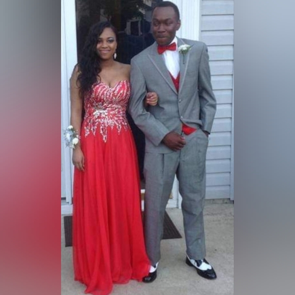 Temptations | Dresses | Prom Dress Red Sequin | Poshmark